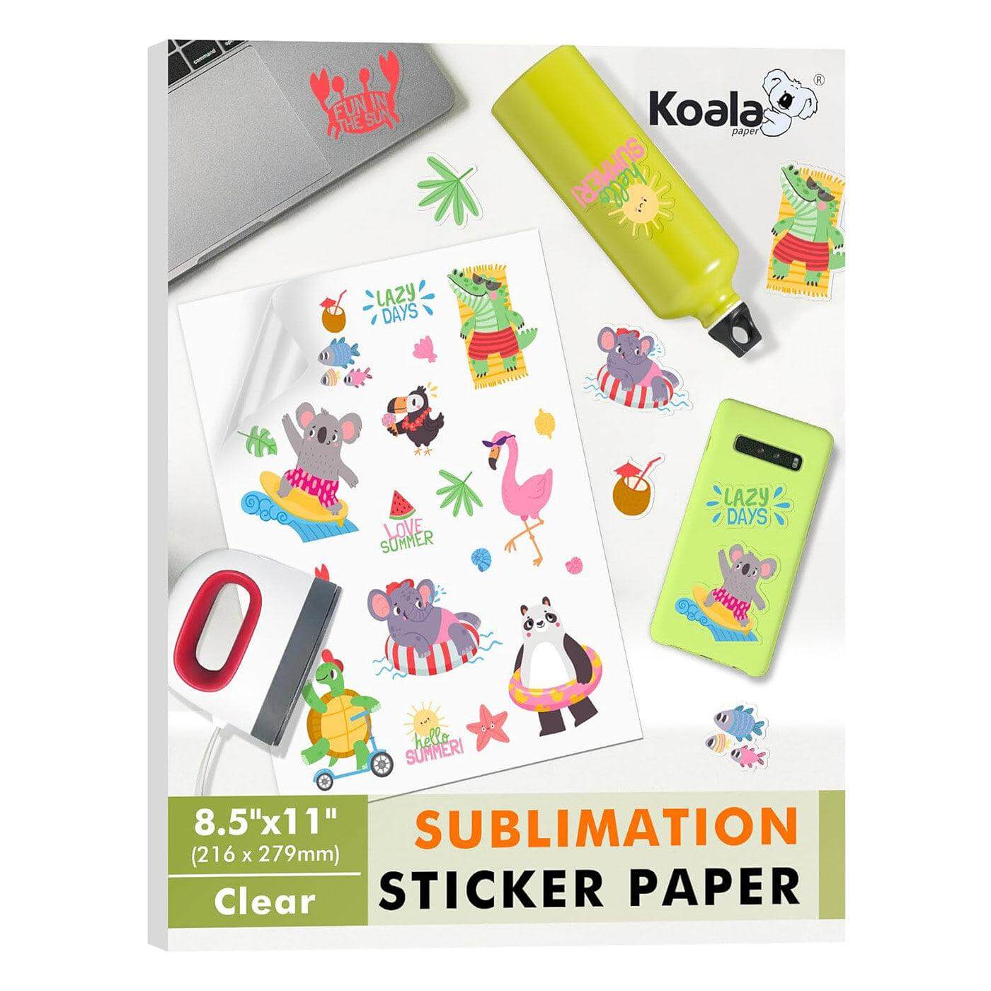 Create Vibrant Custom Stickers with A-SUB Sticker Paper