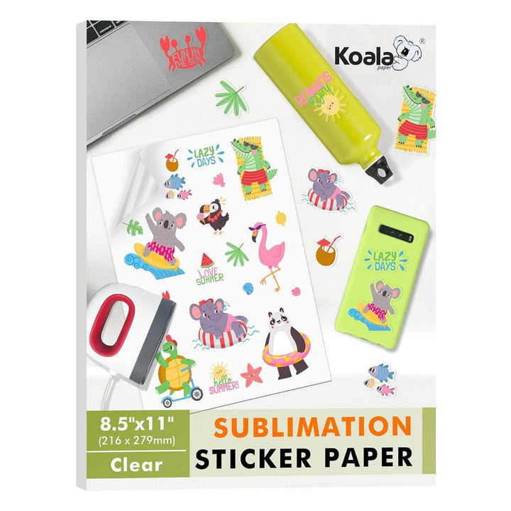 Waterproof Sublimation Sticker Paper - 25 Glossy Sheets