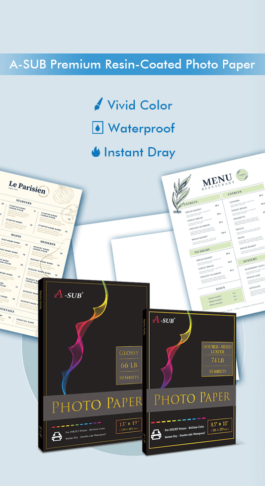 A-SUB Photo Paper - Premium Quality for Vibrant Prints