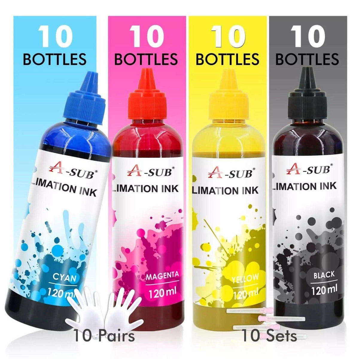A-SUB Sublimation Ink for Epson Printers - Vibrant Colors