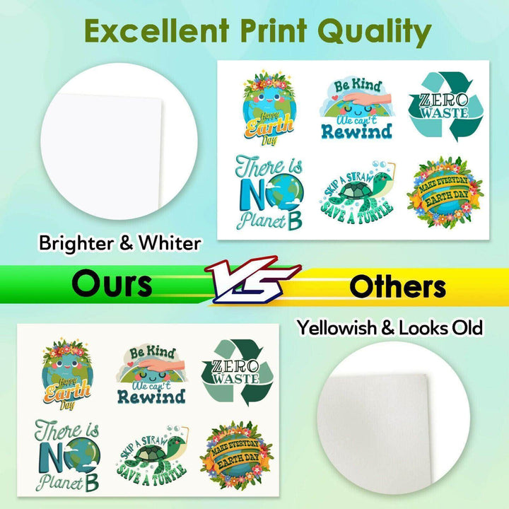 A-SUB Waterproof Glossy Vinyl Sticker Paper for Inkjet Printer 25