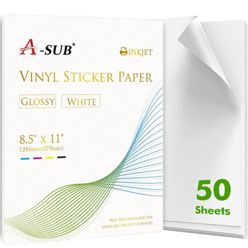 Create Vibrant Custom Stickers with A-SUB Sticker Paper