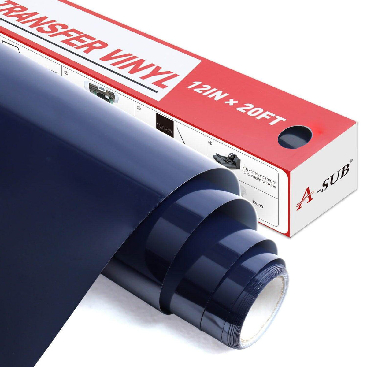 A-SUB Basic Color Heat Transfer Vinyl Roll 12" *20 ft