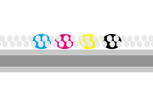 A-SUB Waterproof Glossy Vinyl Sticker Paper for Inkjet Printer 25 Shee