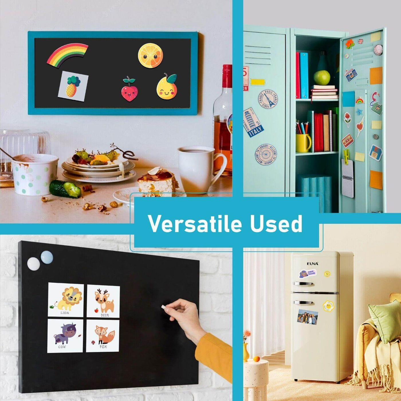 Printable Matte Magnetic Sheets for Inkjet Printers - 8.5"x11" (12 Sheets)