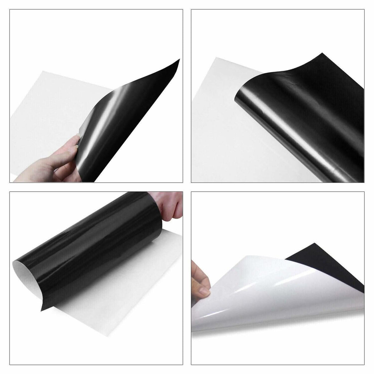 Printable Matte Magnetic Sheets for Inkjet Printers - 8.5"x11" (12 Sheets)
