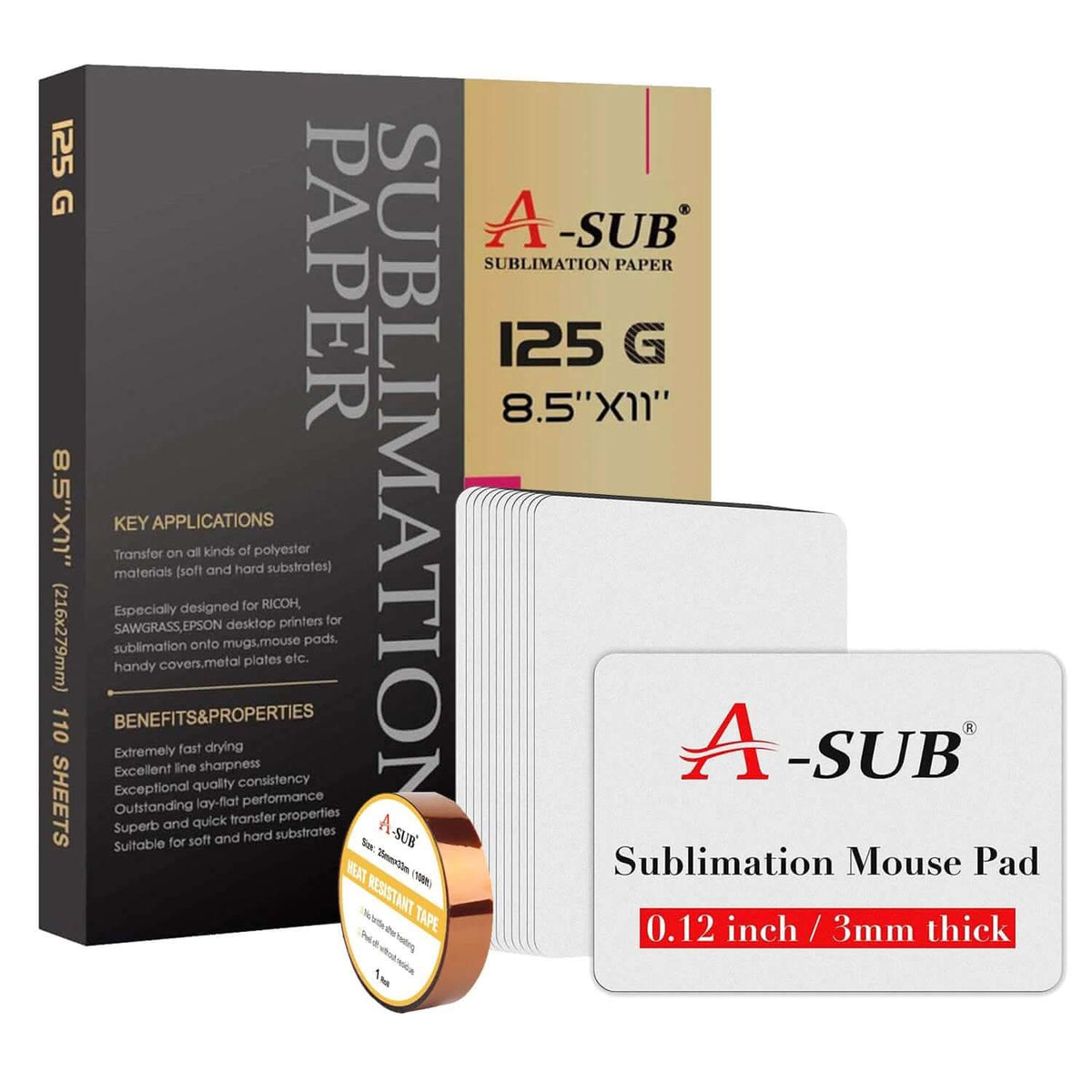 High-Quality Sublimation Mouse Pads |Custom & Bulk Options