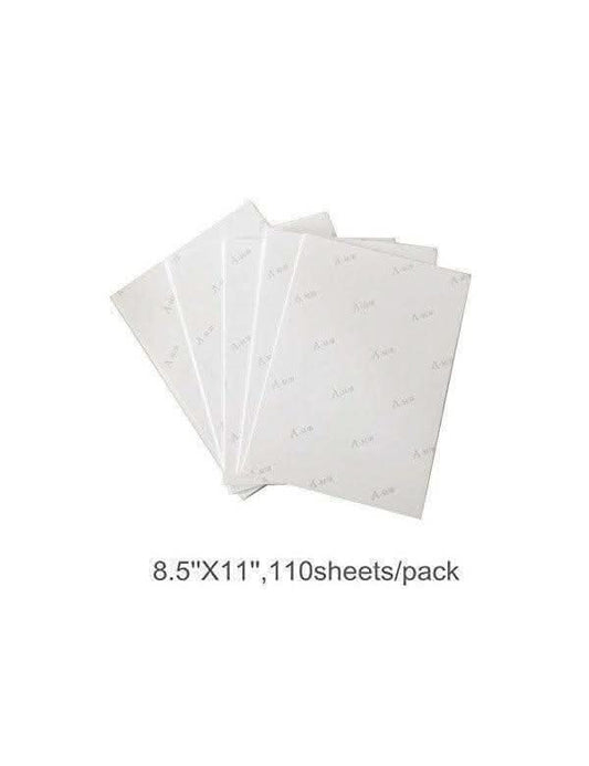 A-SUB 8.5" x 11" Sublimation Paper 125gsm, 110 Sheets